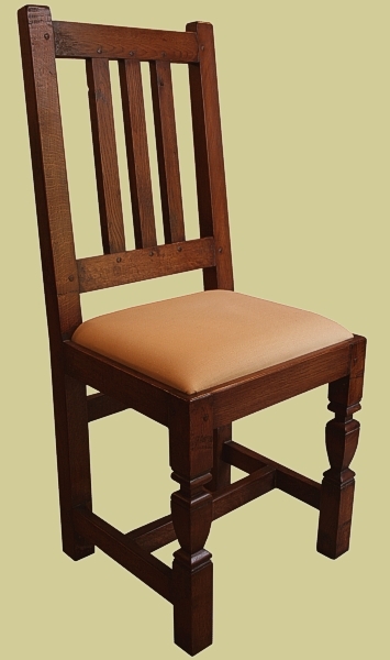 Upholstered Dining Chairs | Reproduction Oak Upholstered Chairs ...