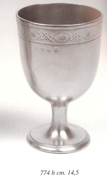 Pewter Goblet | Italian Handmade Pewter | Drinking Vessels | Authentic ...
