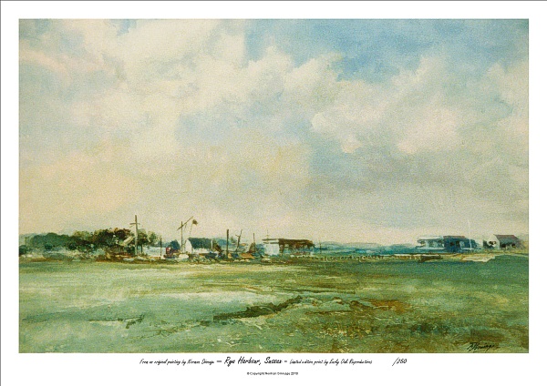 Rye Harbour | Limited Edition Print | Traditional Print | Coastal Art ...
