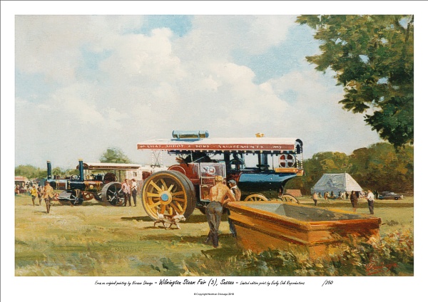 Wilmington Steam Fair | Limited Edition Print | Traditional Print ...