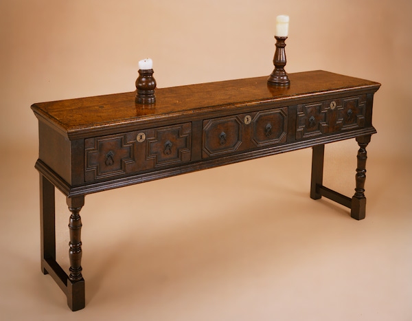 Another happy client with our Oak Jacobean Dresser Base